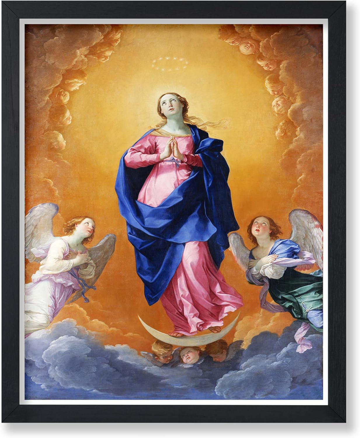 KSIW-The Immaculate Conception Poster - Mother Mary Print - Baroque Art - Angel Art - Gift for ...