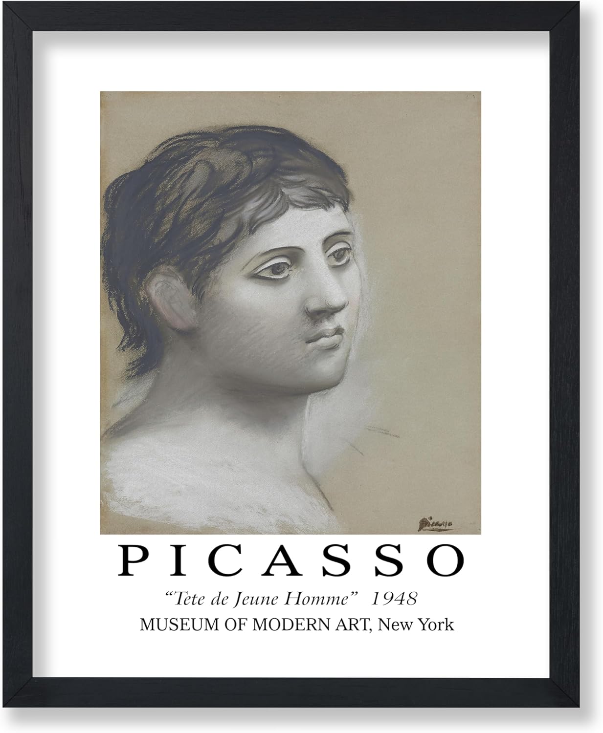 KSIW- Vintage Picasso Poster - Retro Realism Print - Gift for Artist ...