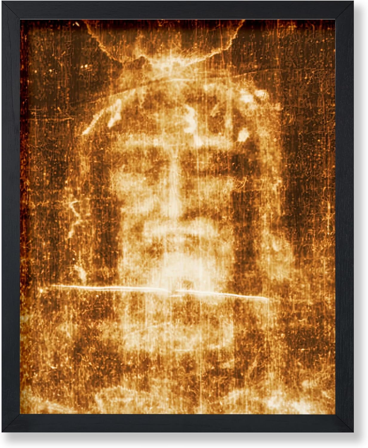 KSIW-Vintage Shroud of Turin Poster - Retro Face of Jesus Print - Jesus ...