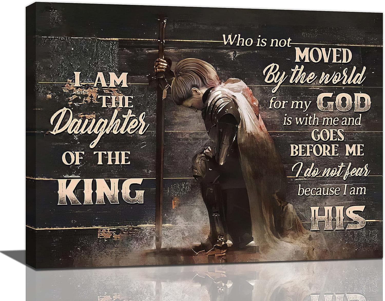KSIW-Warrior Motivational Wall Art Scripture Bible Verses Pictures ...