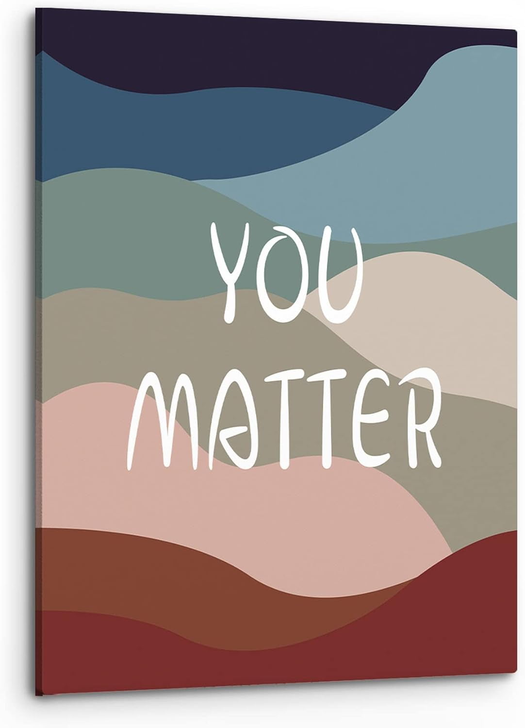 KSIW-You Matter Inspirational Quote Wall Art,Mental Health Motivational ...