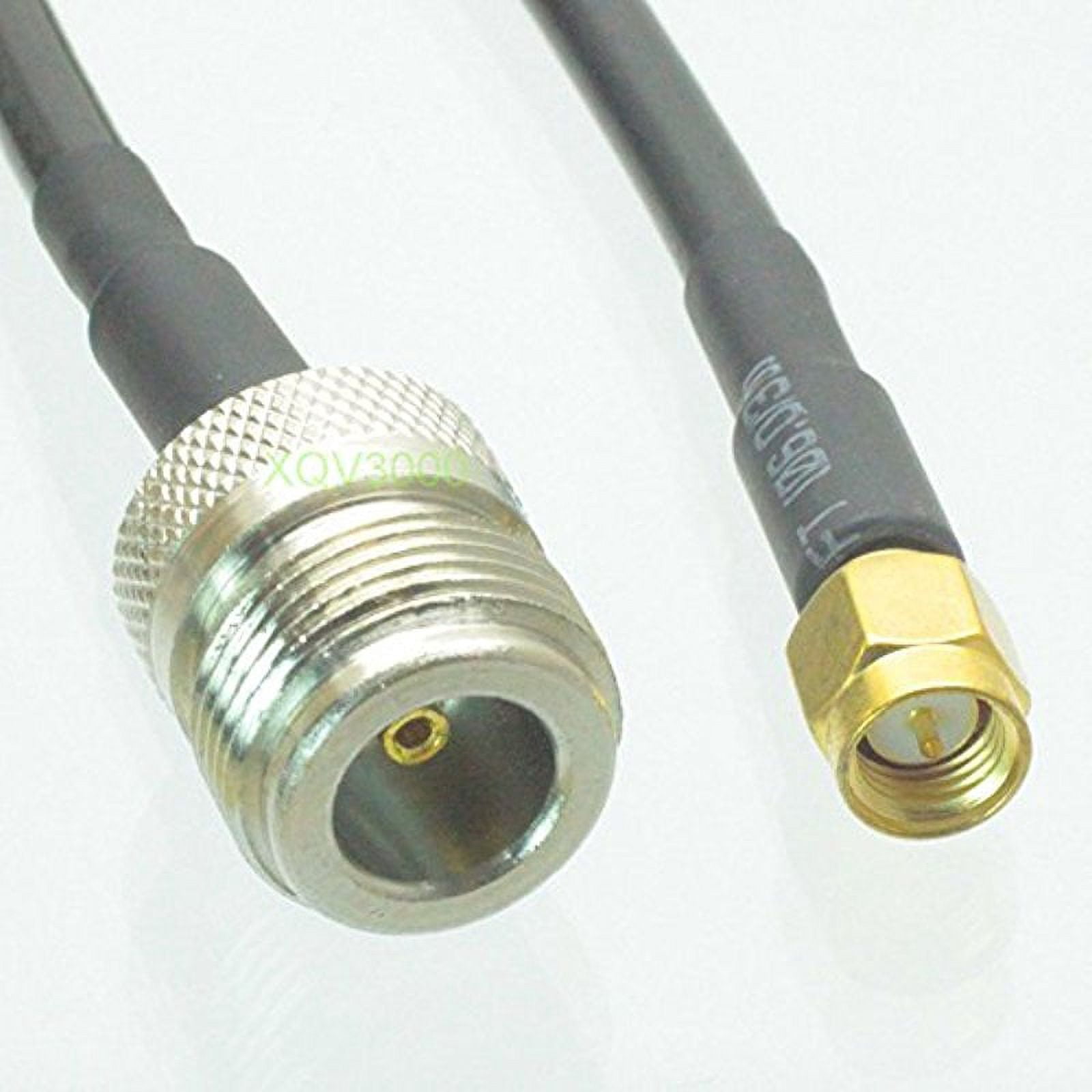 KSR195 3FT RF pigtail N female jack pin to SMA male straight Cable ...