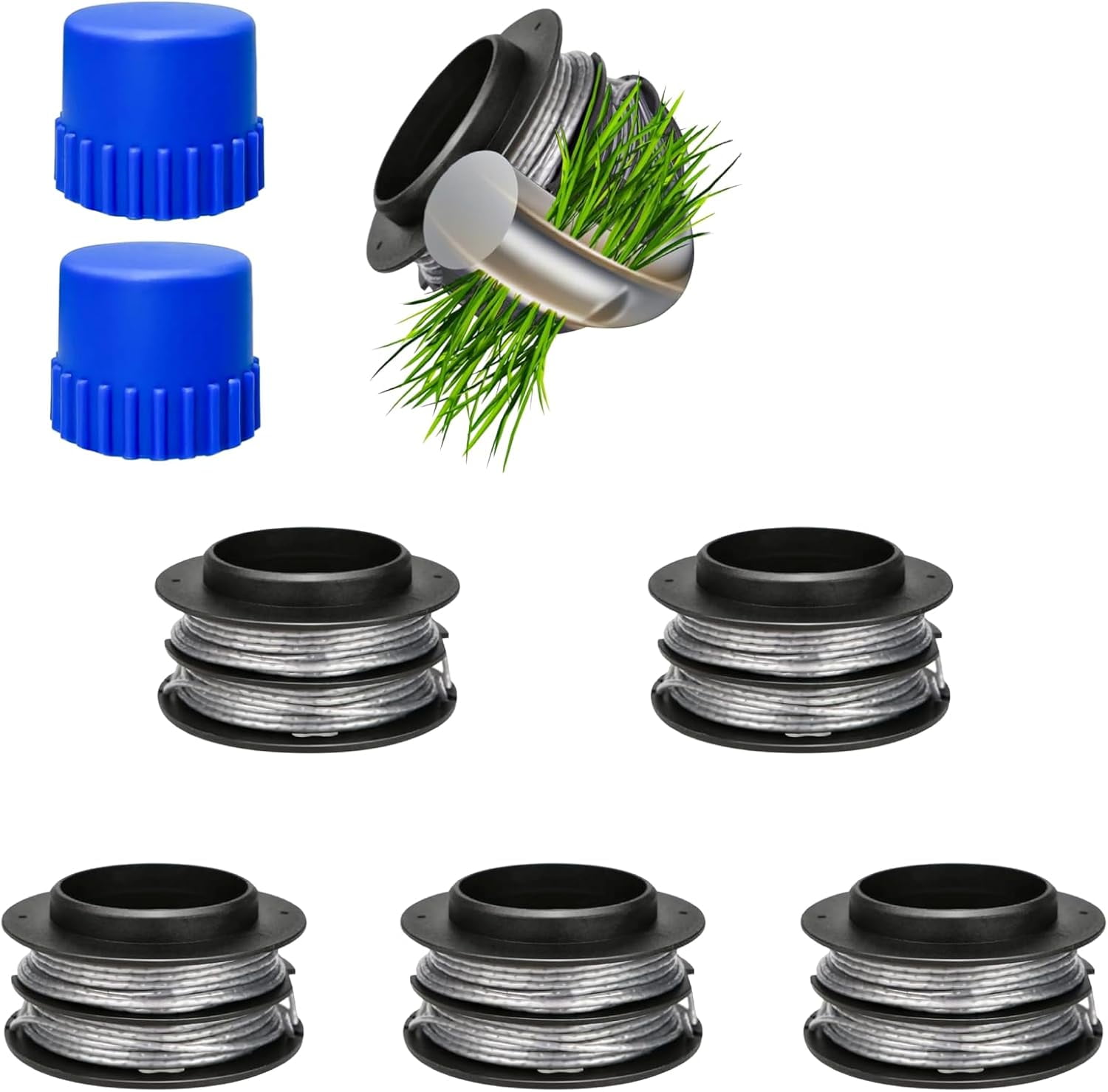 KST 130X-06 Replacement Trimmer Spool Line 0.080" 17Ft Compatible with ...