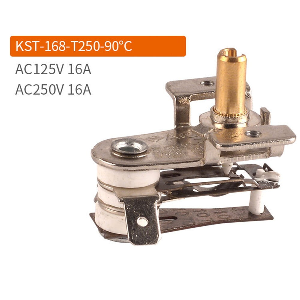 Kst-168 Adjustable Temperature Switch Heating Bimetal Thermostat 90°C ...