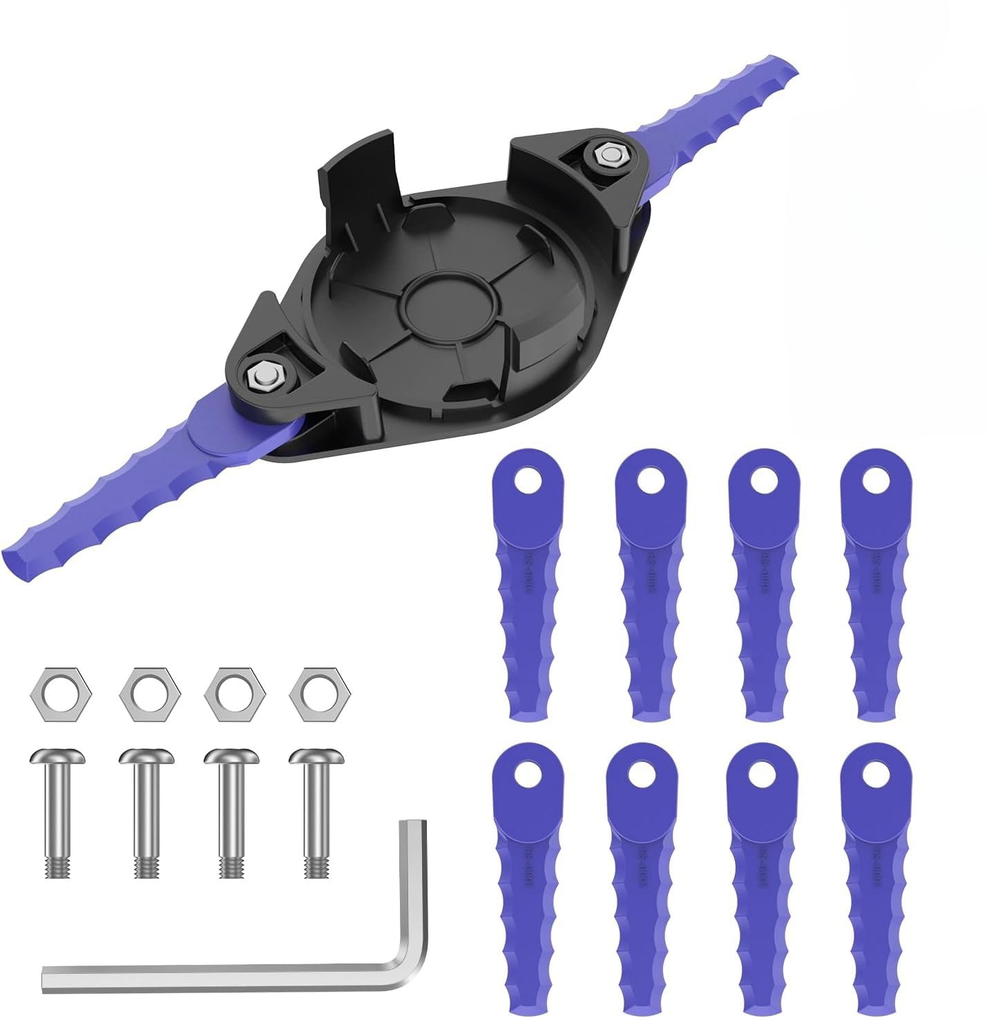 KST120X Trimmer Blade and Cover Caps Kit Fit for Kobalt KST120X-06 ...
