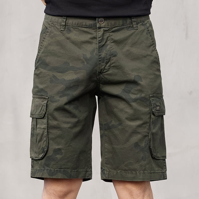 KSTUN Men's Summer Shorts Pants Straight Casual Camouflage Shorts 2025 ...