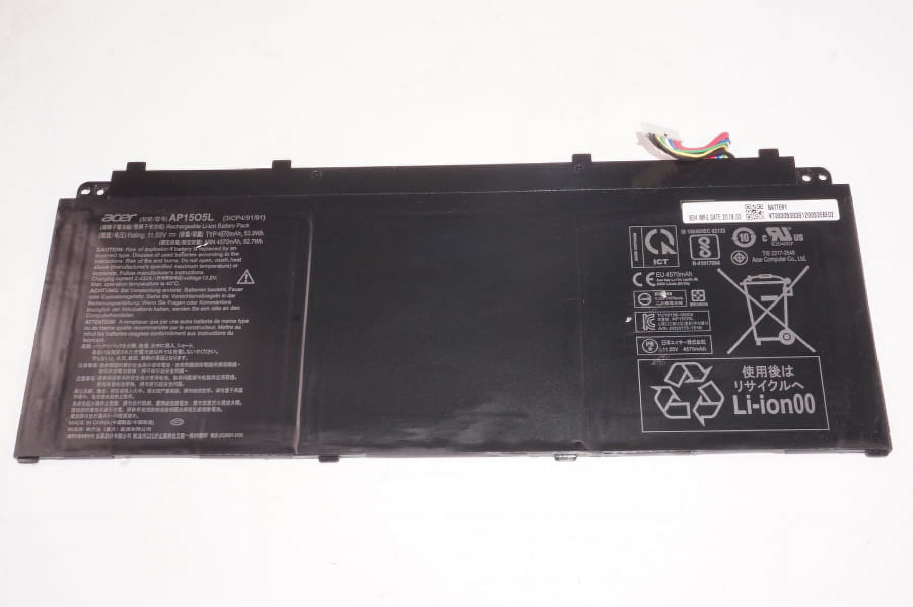 KT.00305.003 Acer 11.55v 53.9wh 4670 Mah Battery CB5-312T-K8Z9 CB315 ...