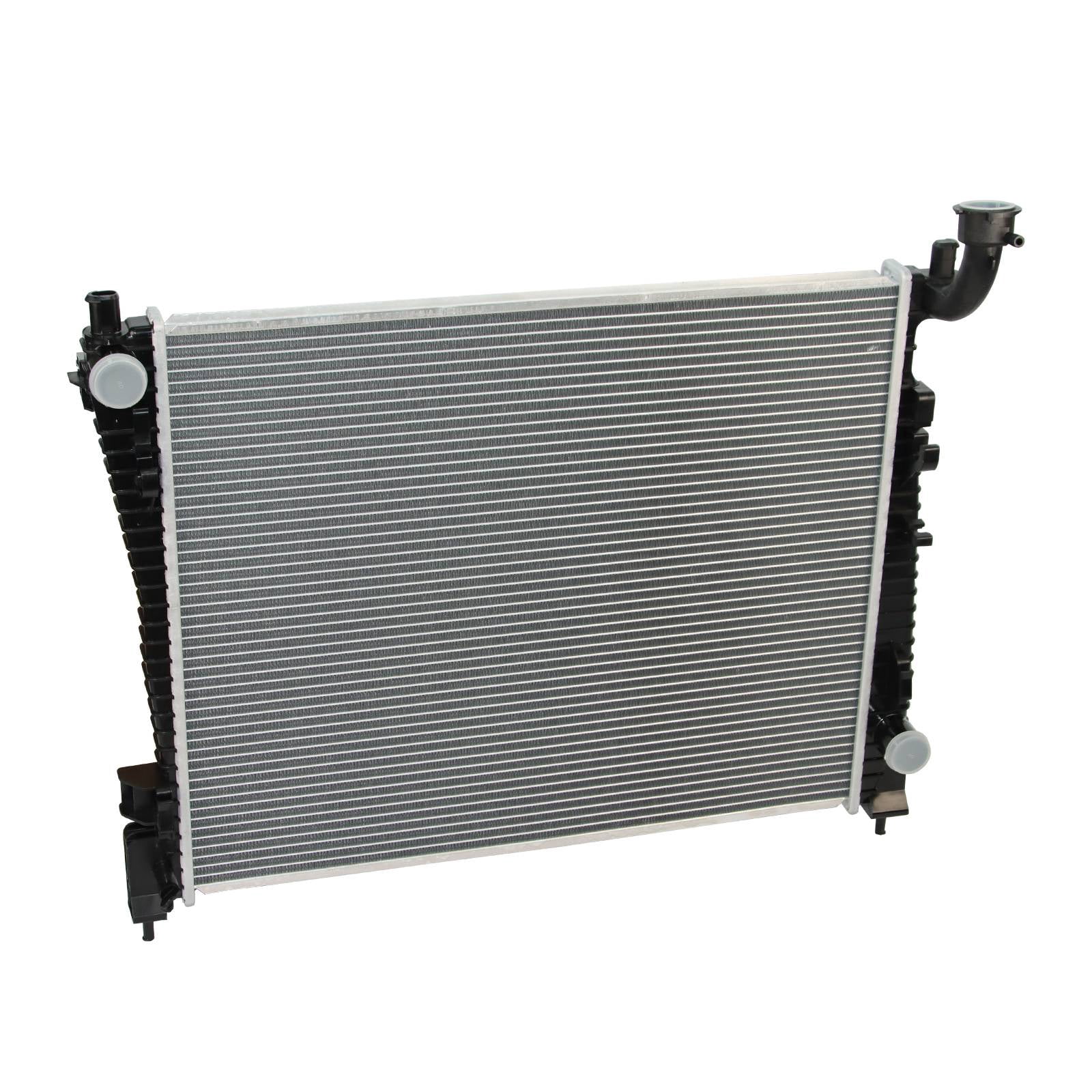 KT 13204 Compact 1-Row Silvery Radiator, Aluminum Core Plastic Tank ...