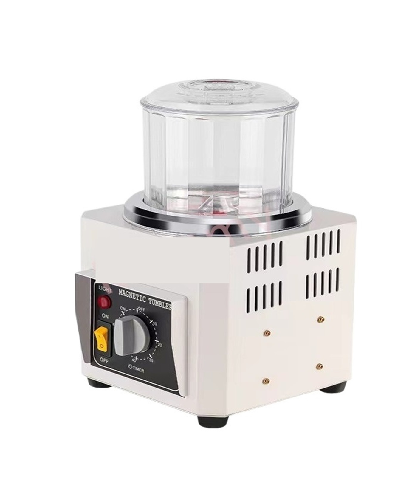 KT-198 Magnetic Tumbler Jewelry Polisher, Mini Metal Finisher Finishing ...