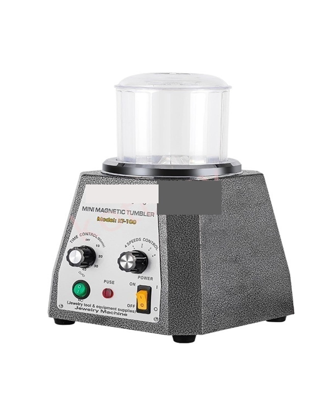 KT-198 Magnetic Tumbler Jewelry Polisher, Mini Metal Finisher Finishing ...