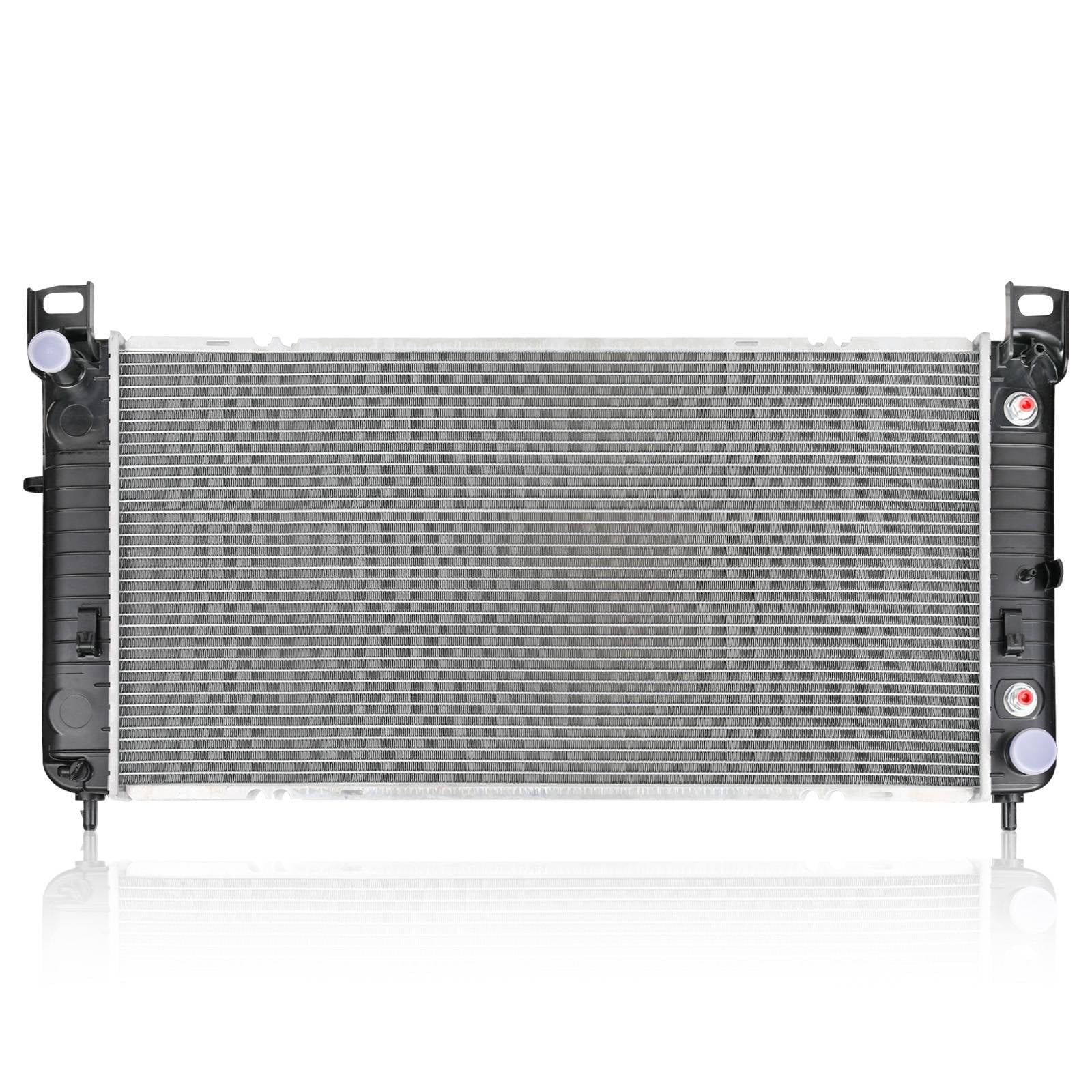 KT 2423 Compact 1-Row Aluminum Radiator, Silvery, Front-Fit Design for ...