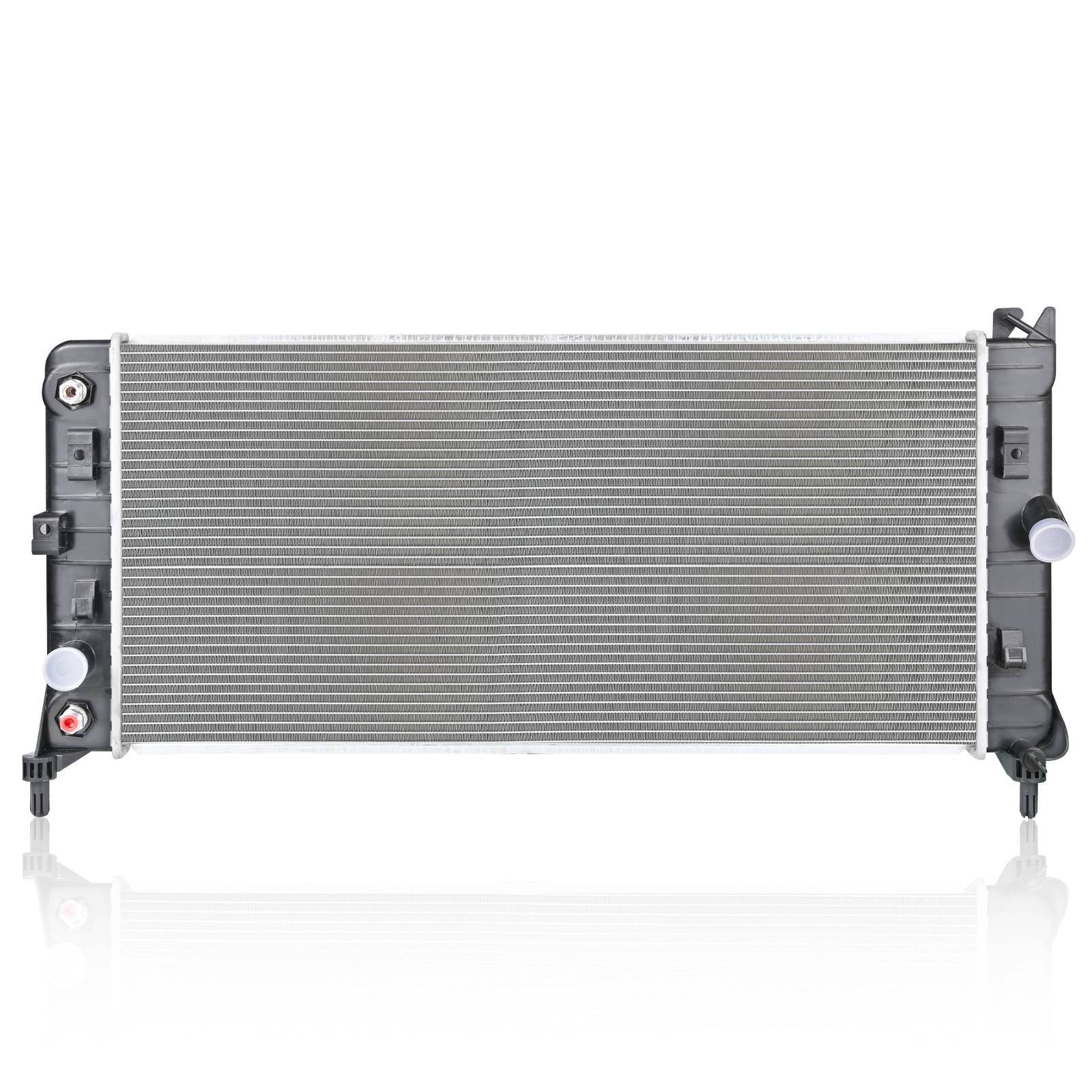 KT 2837 Compact 1-Row Aluminum Radiator, Silvery, Front-Fit Design for ...