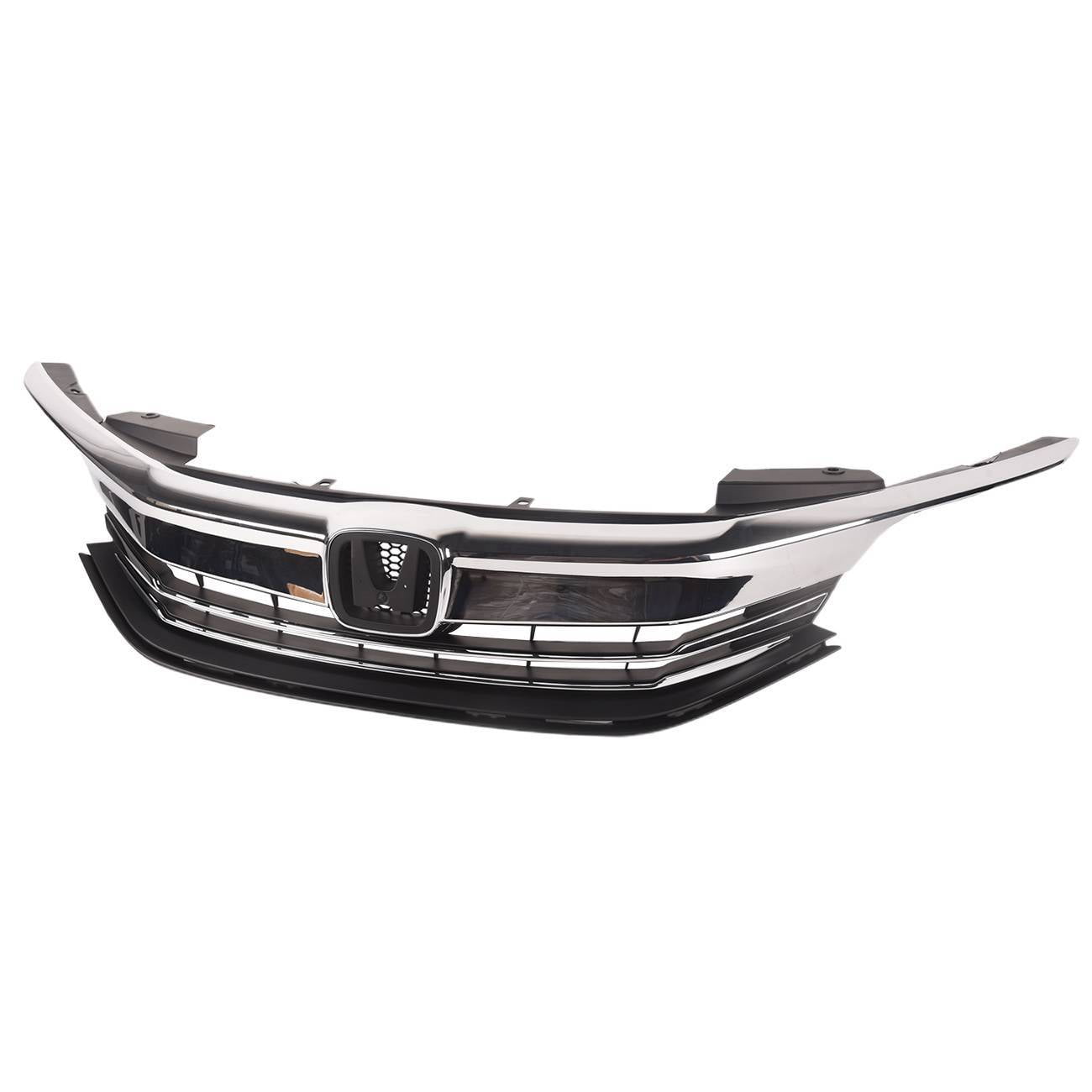 KT 71121T2FXA5 Premium Plastic Black & Silver Horizontal Billet Front ...