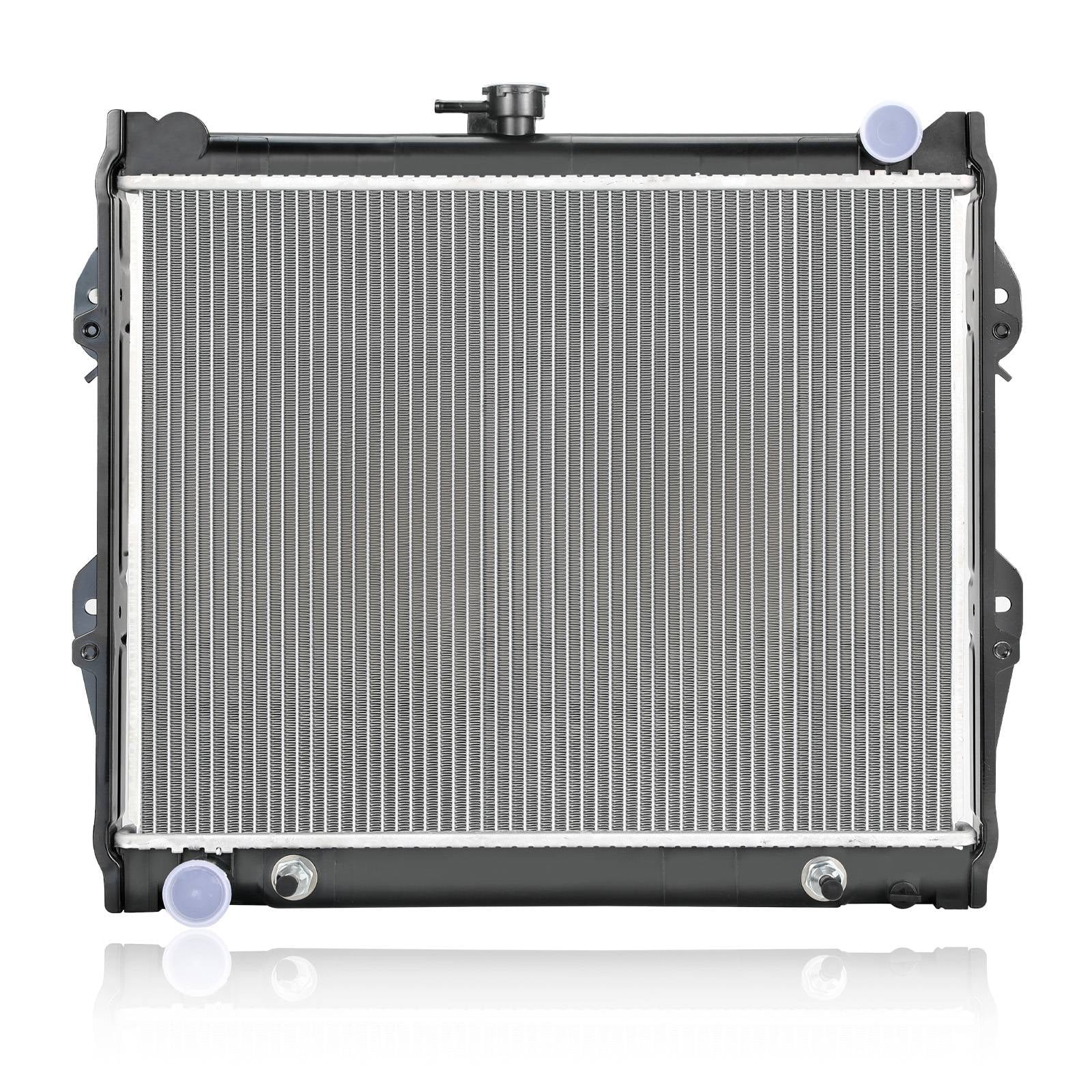 KT 945 Compact 1-Row Aluminum Radiator, Silvery, Front-Fit Design for ...