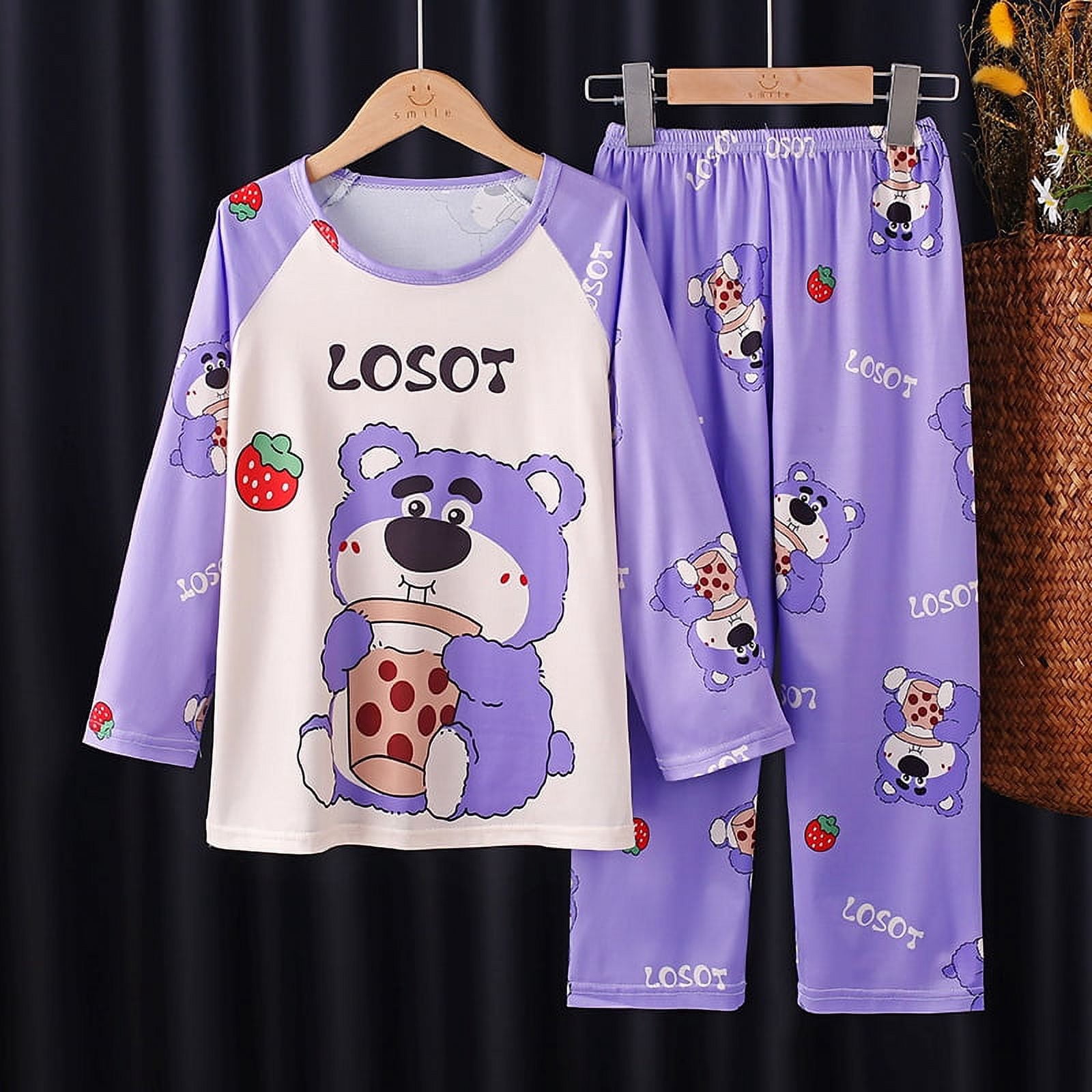 KT Cinnamoroll Kuromi Melody Spider spring and fall children sleepwear ...