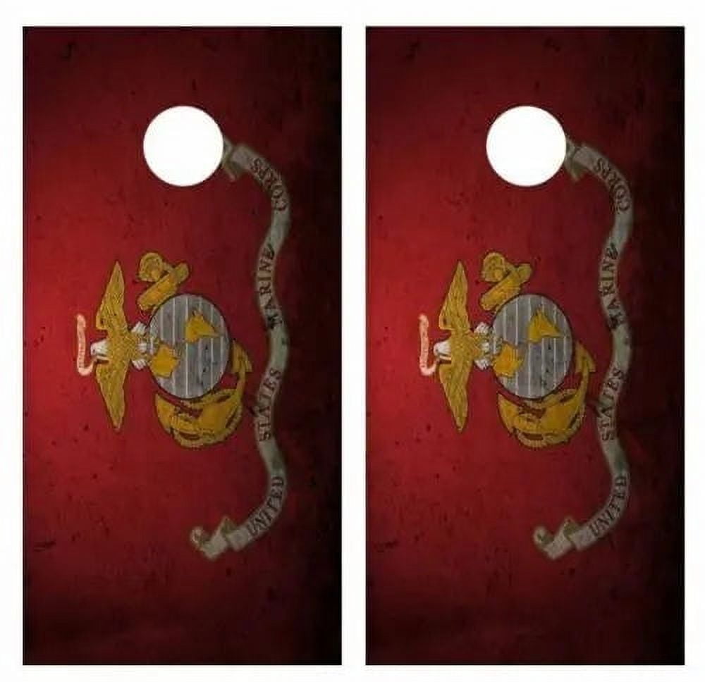 KT Cornhole Flag Laminated Cornhole Wood Board Skin Wrap (Wrap Only ...