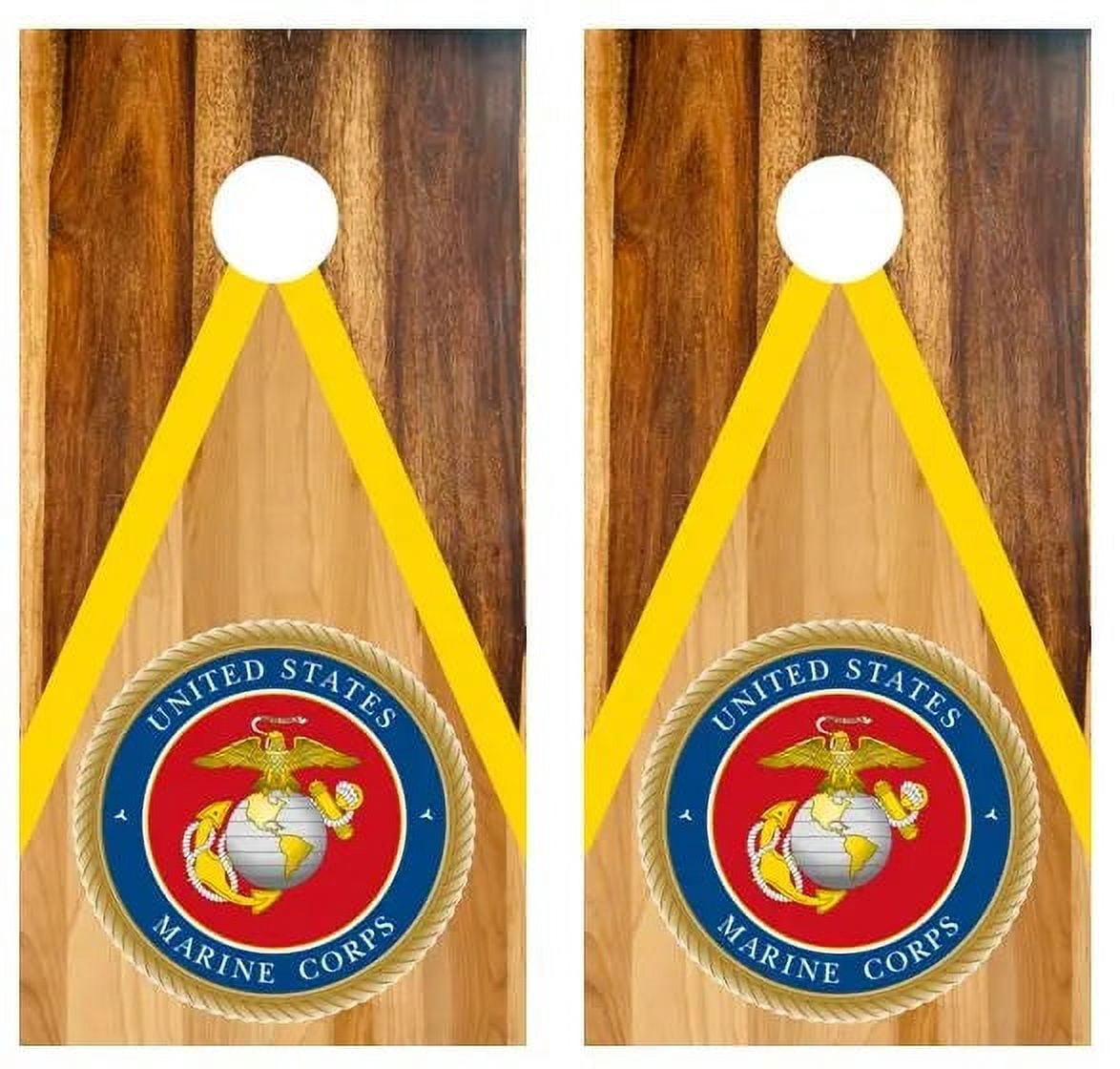 KT Cornhole Two Tone Wood Cornhole Wood Board Skin Wrap - Walmart.com