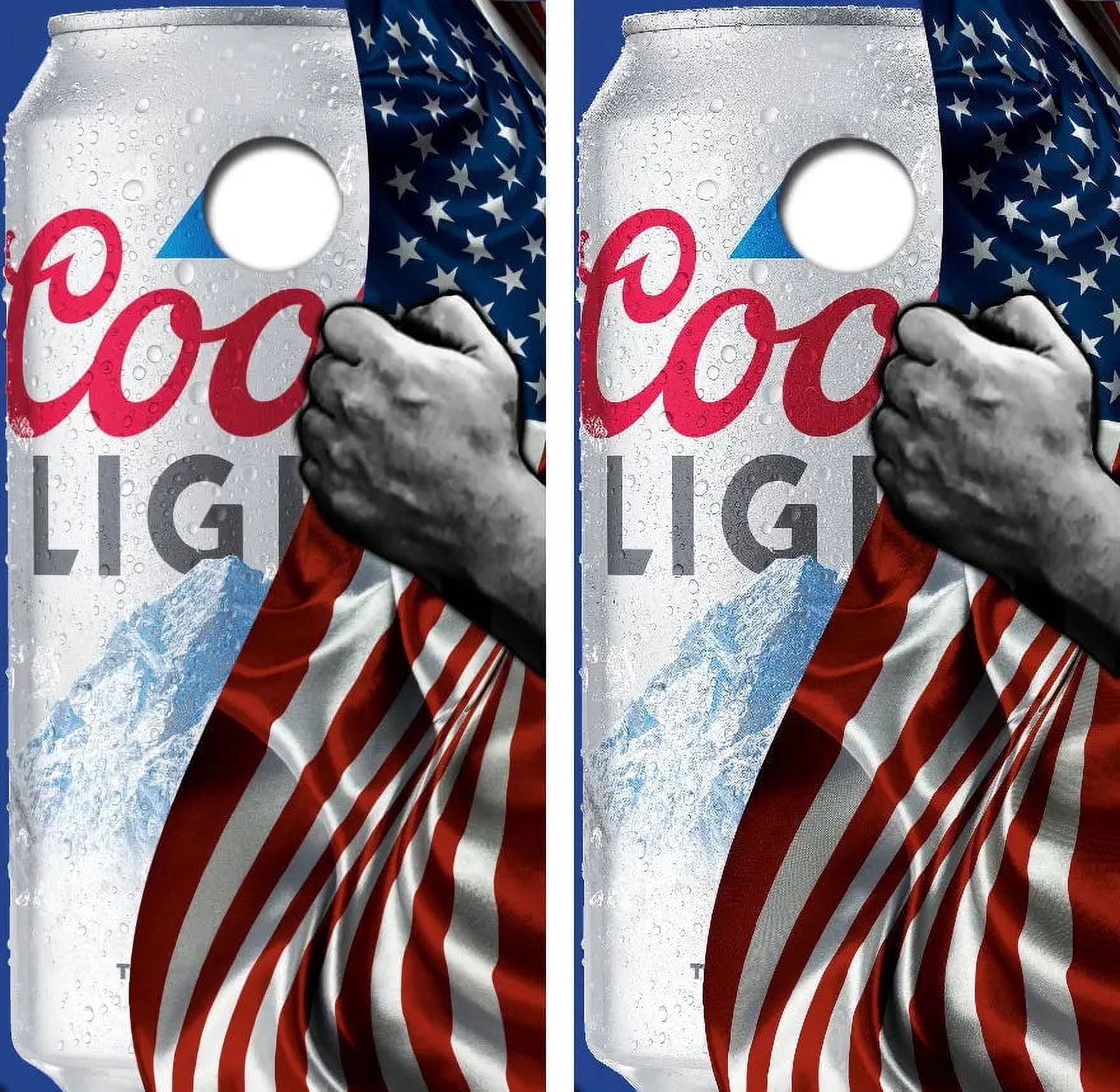 KT Cornhole Wraps Flag/Texas Flag Laminated Cornhole Wood Board Skin ...