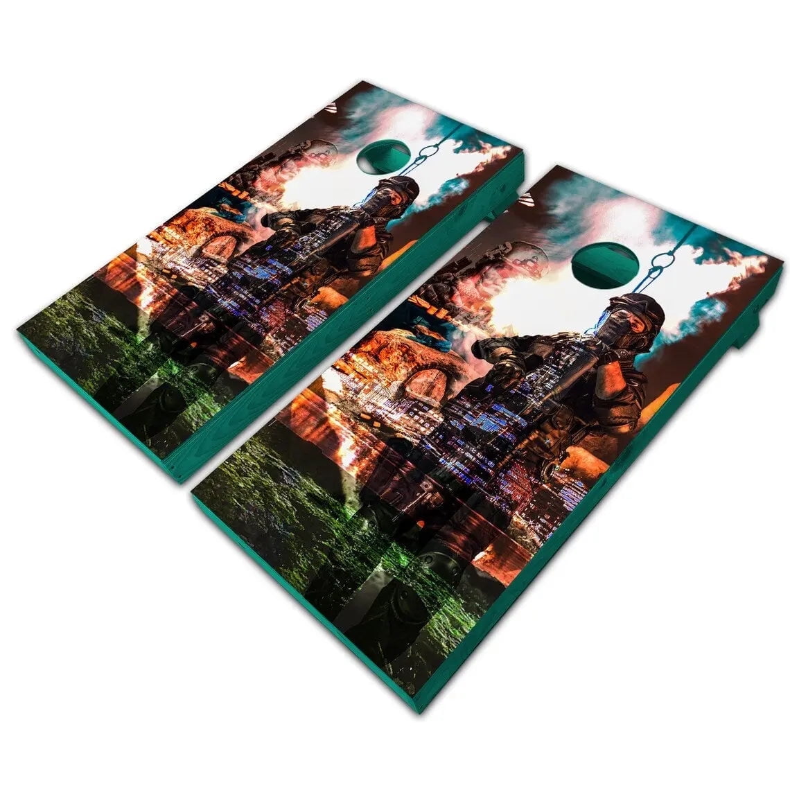 KT Cornhole Wraps Military City Protector Tournament ACL/ACO Boards ...