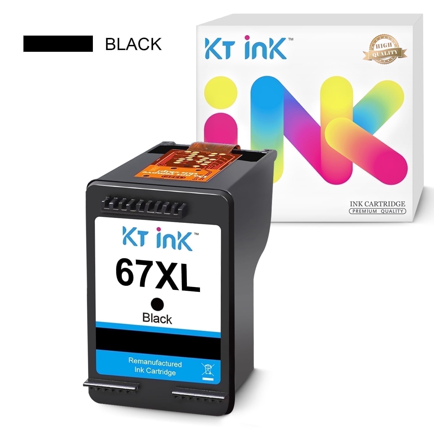 67XL Ink Cartridge for HP DeskJet 2852e 2734e 6310 7970 4255 2800e ...
