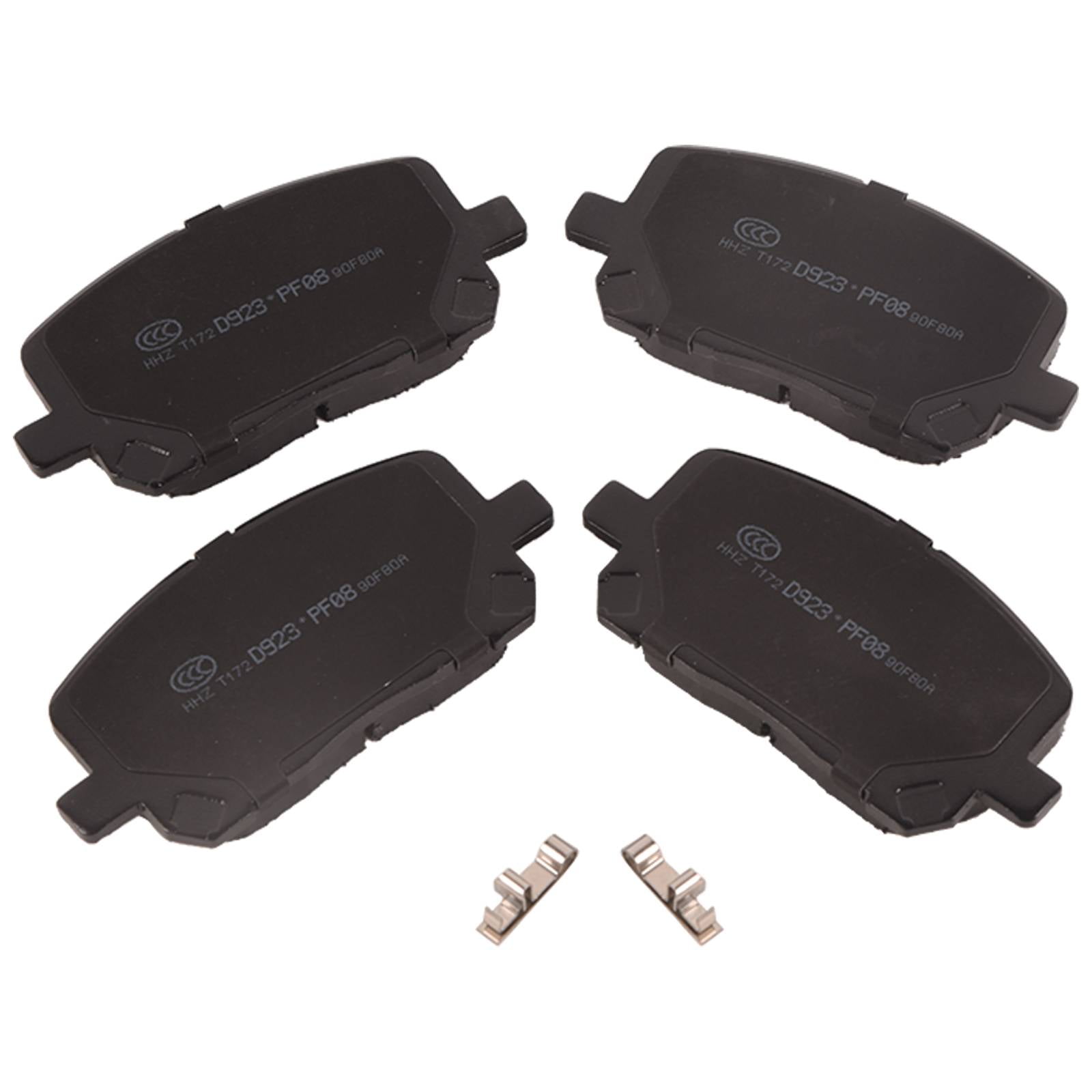 KT Parts Front Ceramic Brake Pad Kit D923*4 - Walmart.com