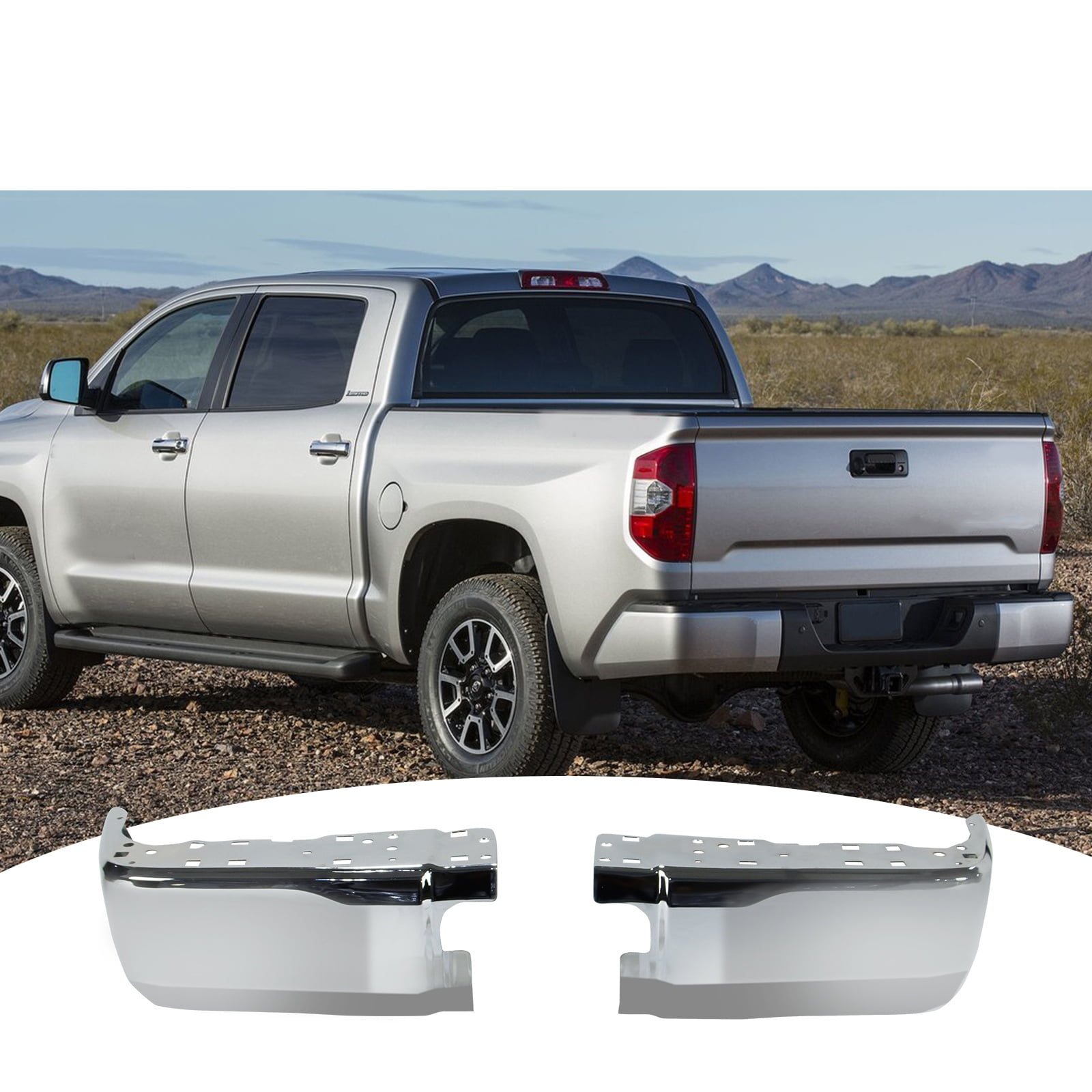 KT Parts Rear Bumper End Cap Set Bumper Extension Chrome 521510C100 ...