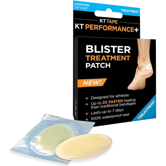 KT Performance+ Adhesive Blister Treatment Patch 6 Count - Walmart.com