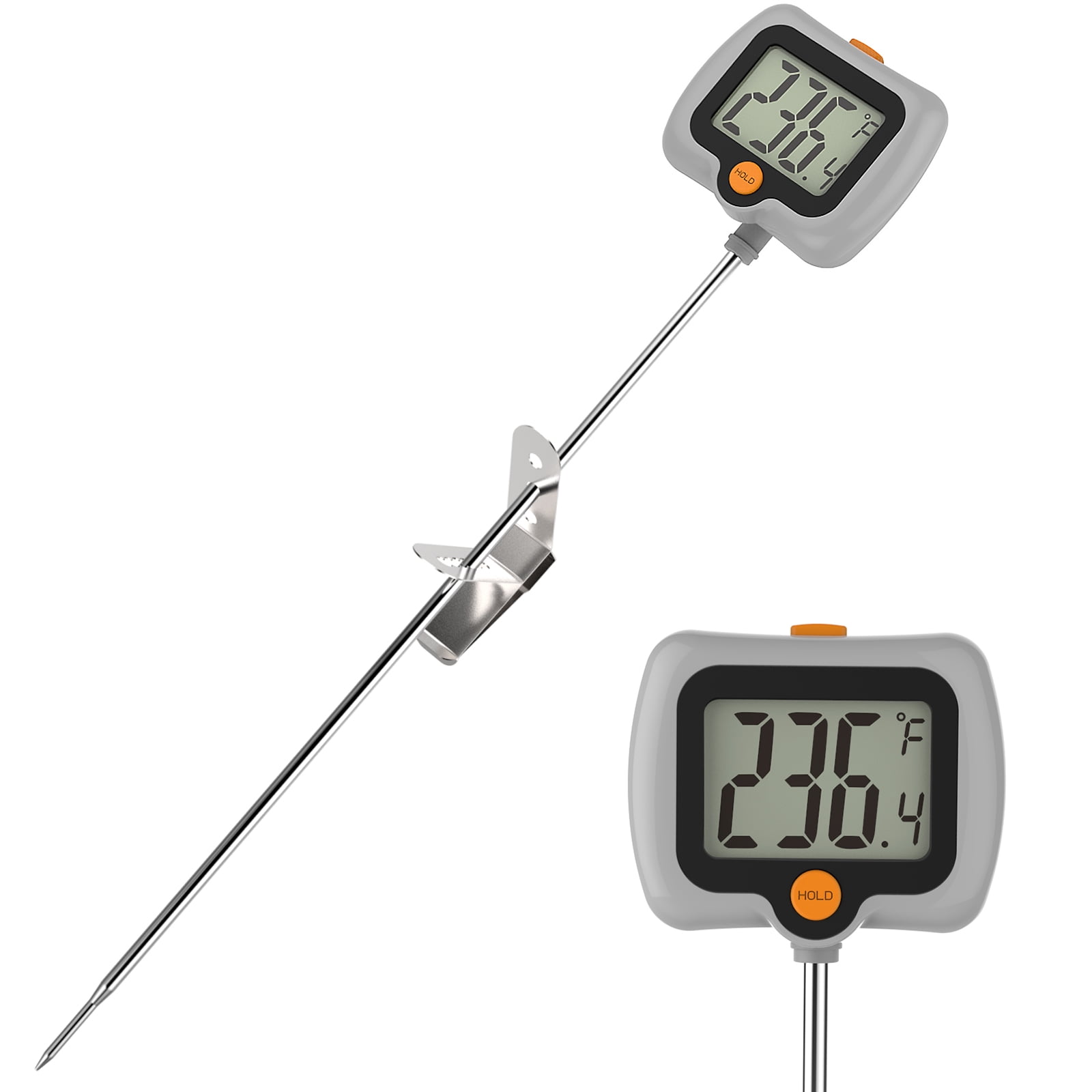 KT THERMO Digital Candy Thermometer, LCD Instant Read Food Meat ...