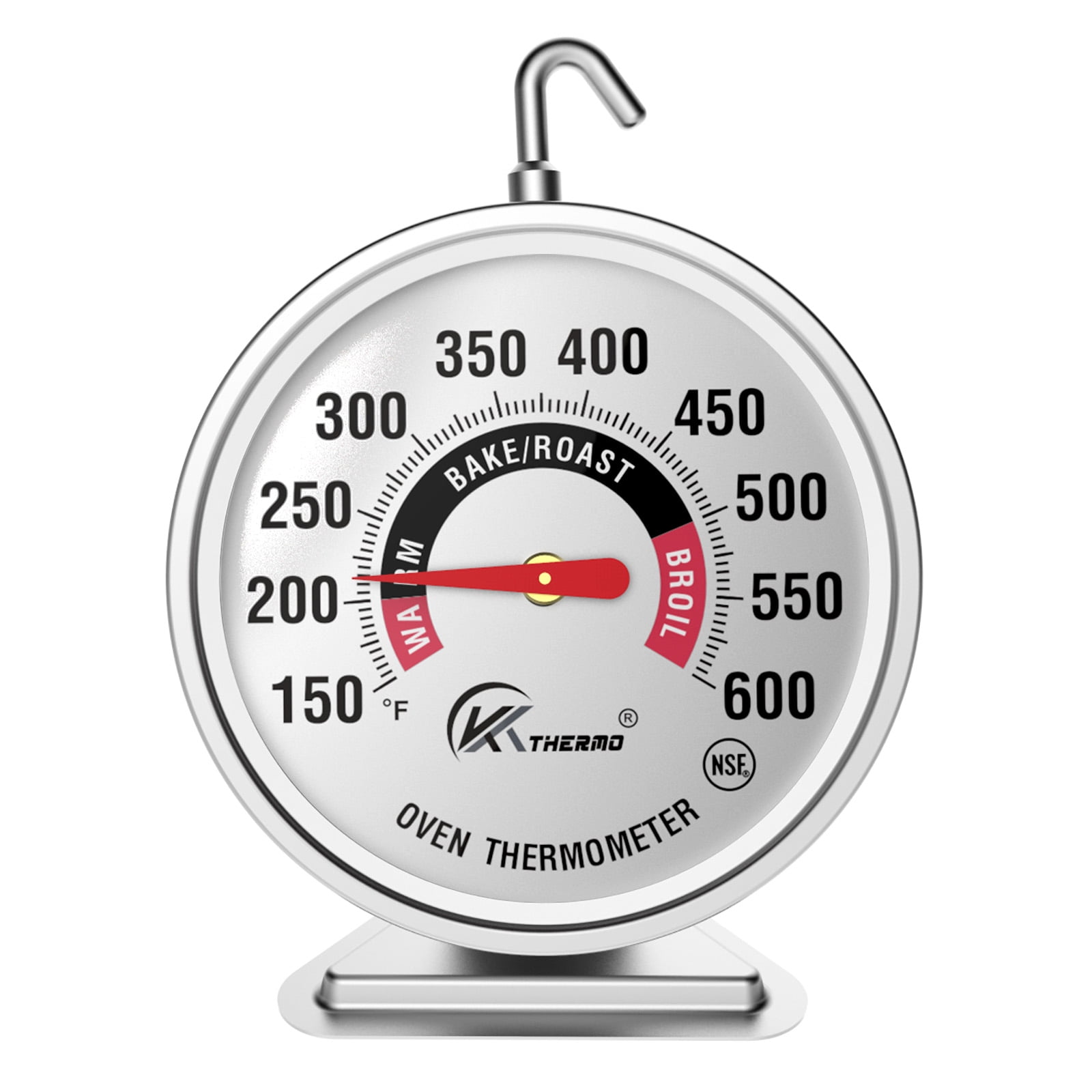 KT THERMO Oven Thermometer Instant Read Stainless Steel Kitchen Cooking ...