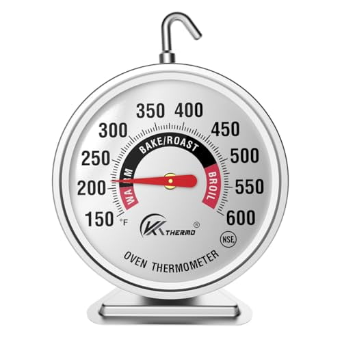 KT THERMO Oven Thermometer150-600°F, Oven Grill Fry Chef Smoker Analog ...