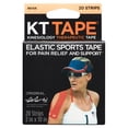 KT Tape Original Cotton Kinesiology Tape, Beige, 20 Precut Strips ...