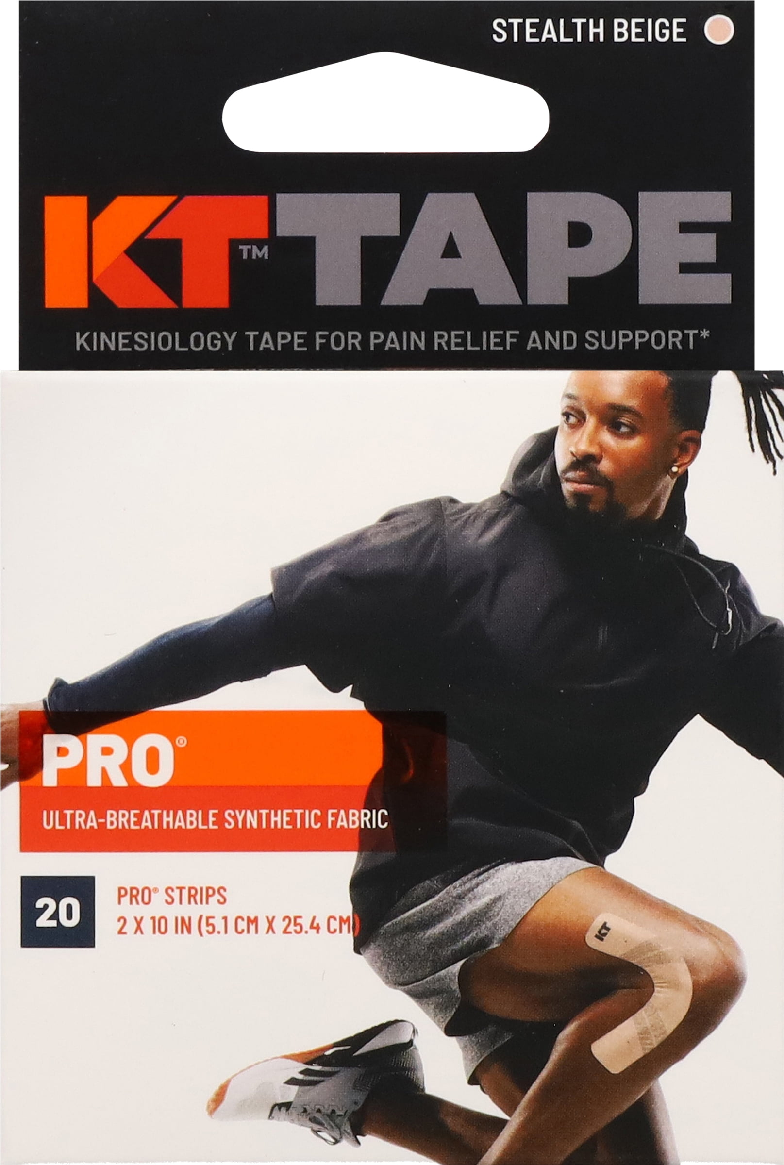 KT Tape Pro Elastic Kinesiology Sports Tape, Precut Knee Strips ...
