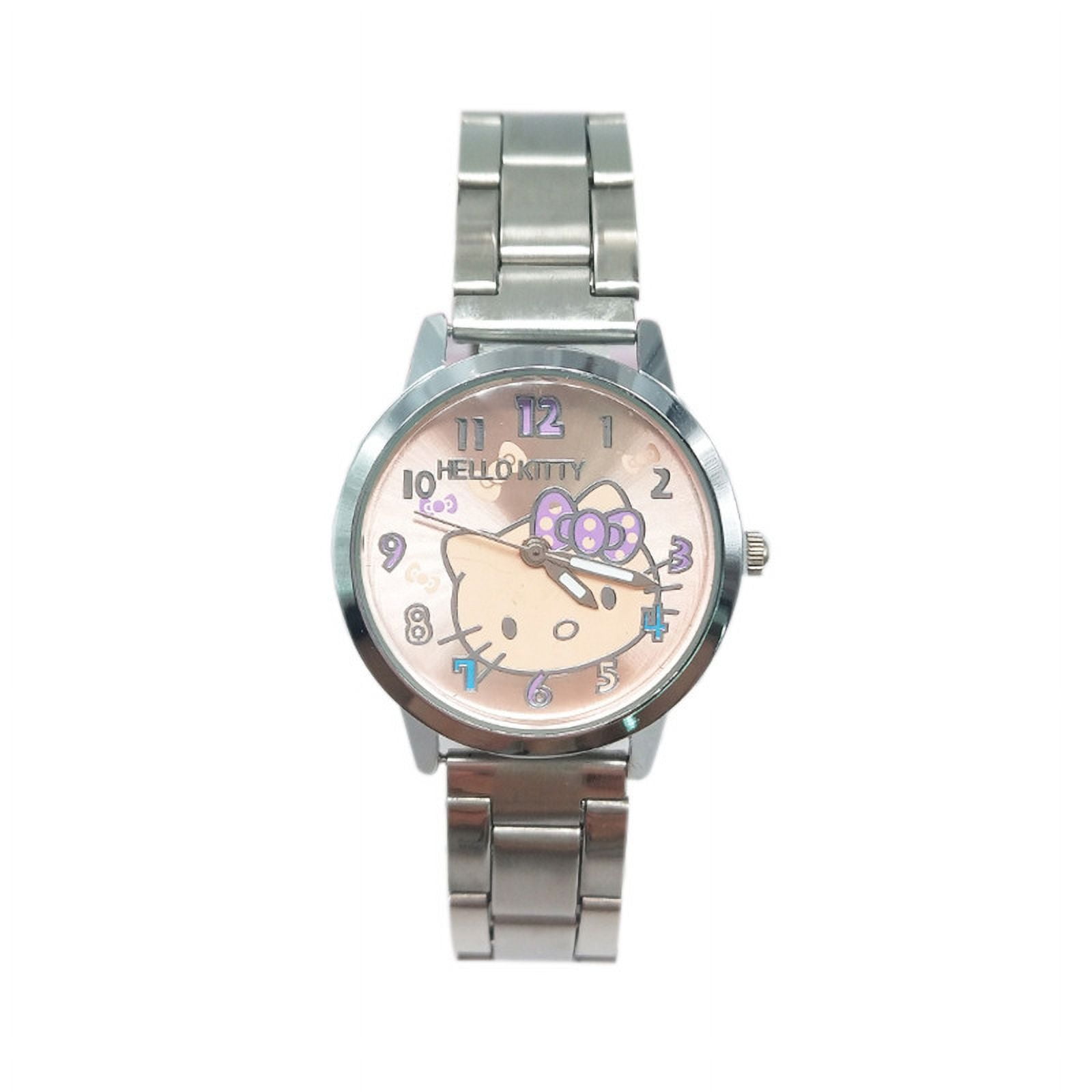 KT cat diamond-encrusted steel band simple cute watch - Walmart.com