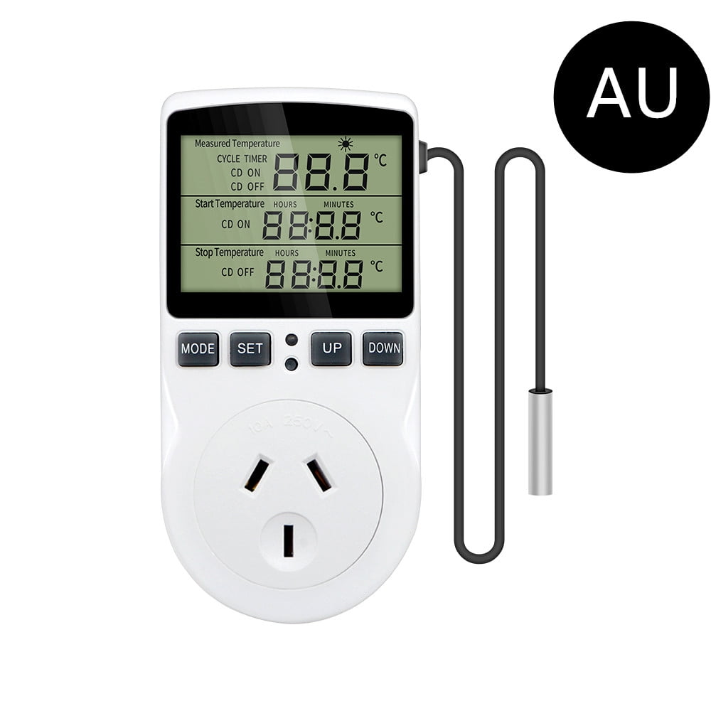 KT3100 Temperature Controller Socket Digital Thermostat 120/220V Timer ...