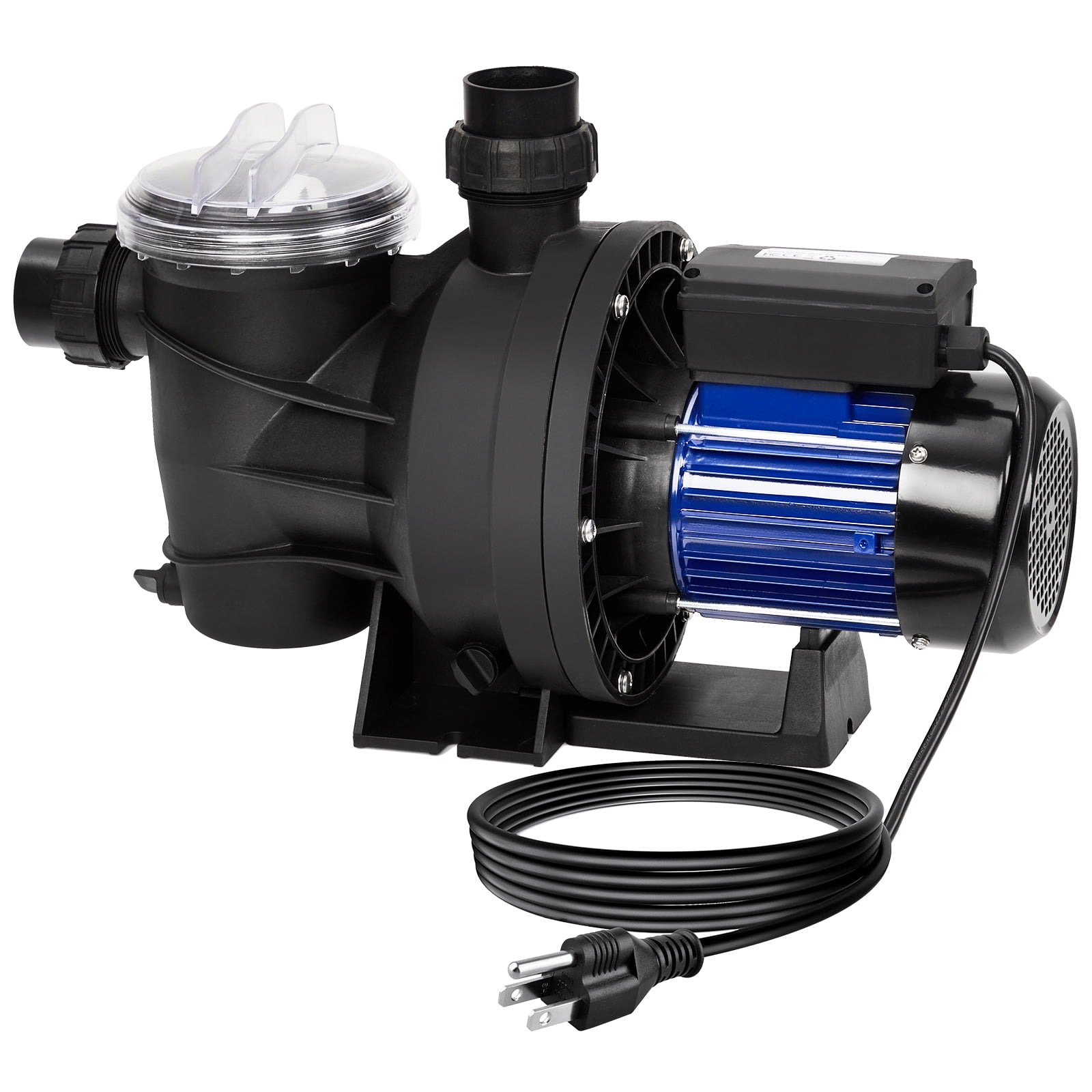 KTENME 1.6HP In/Above Ground Single Speed Pool Pump, 1200W/115V ...