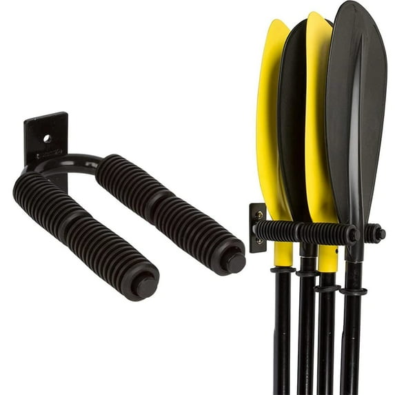 KTENME Kayak Paddle Storage Rack, Boat Paddle Holder, Wall Paddle Rack ...