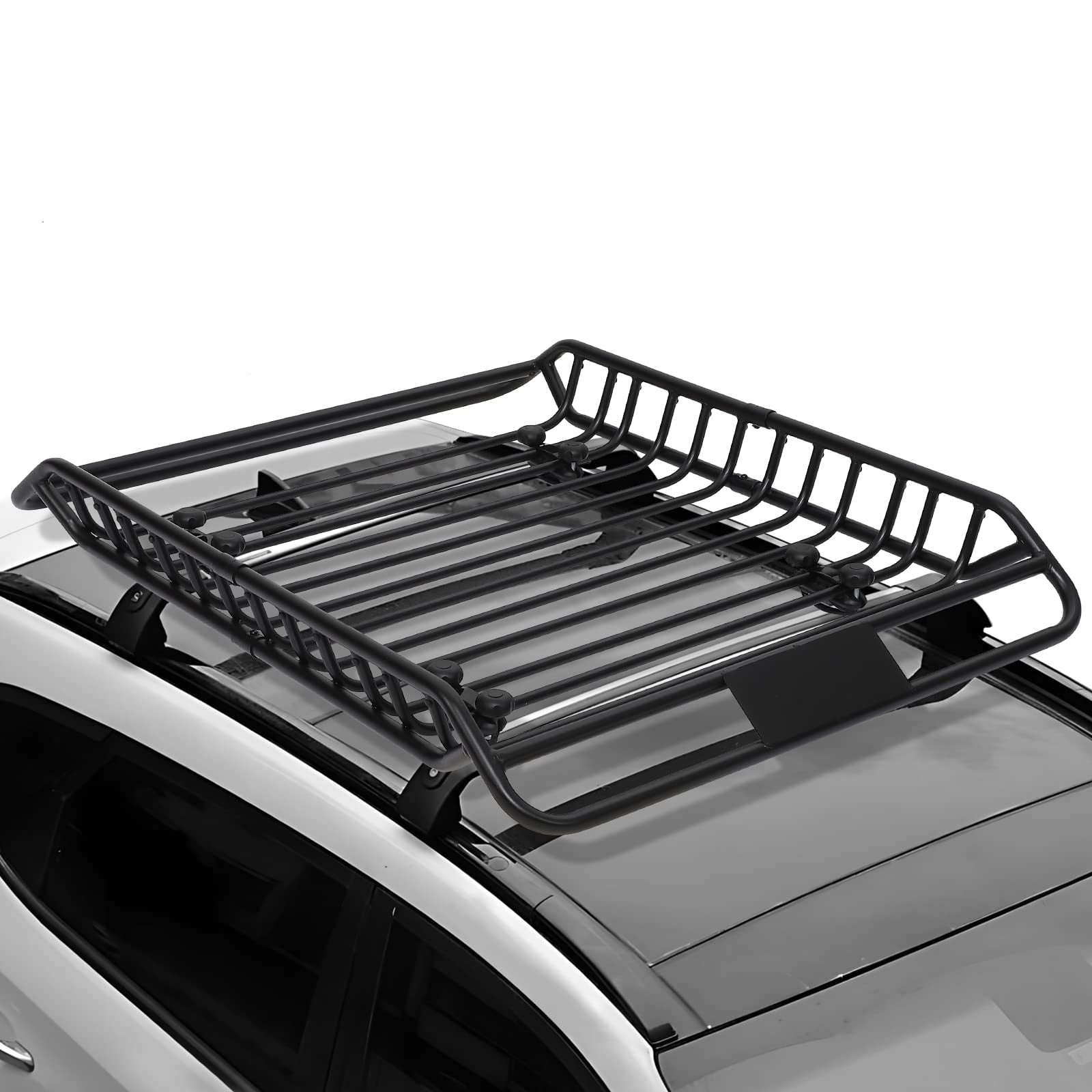 KTENME Roof Rack Basket,50"x38"Heavy Duty Steel Basket Universal ...