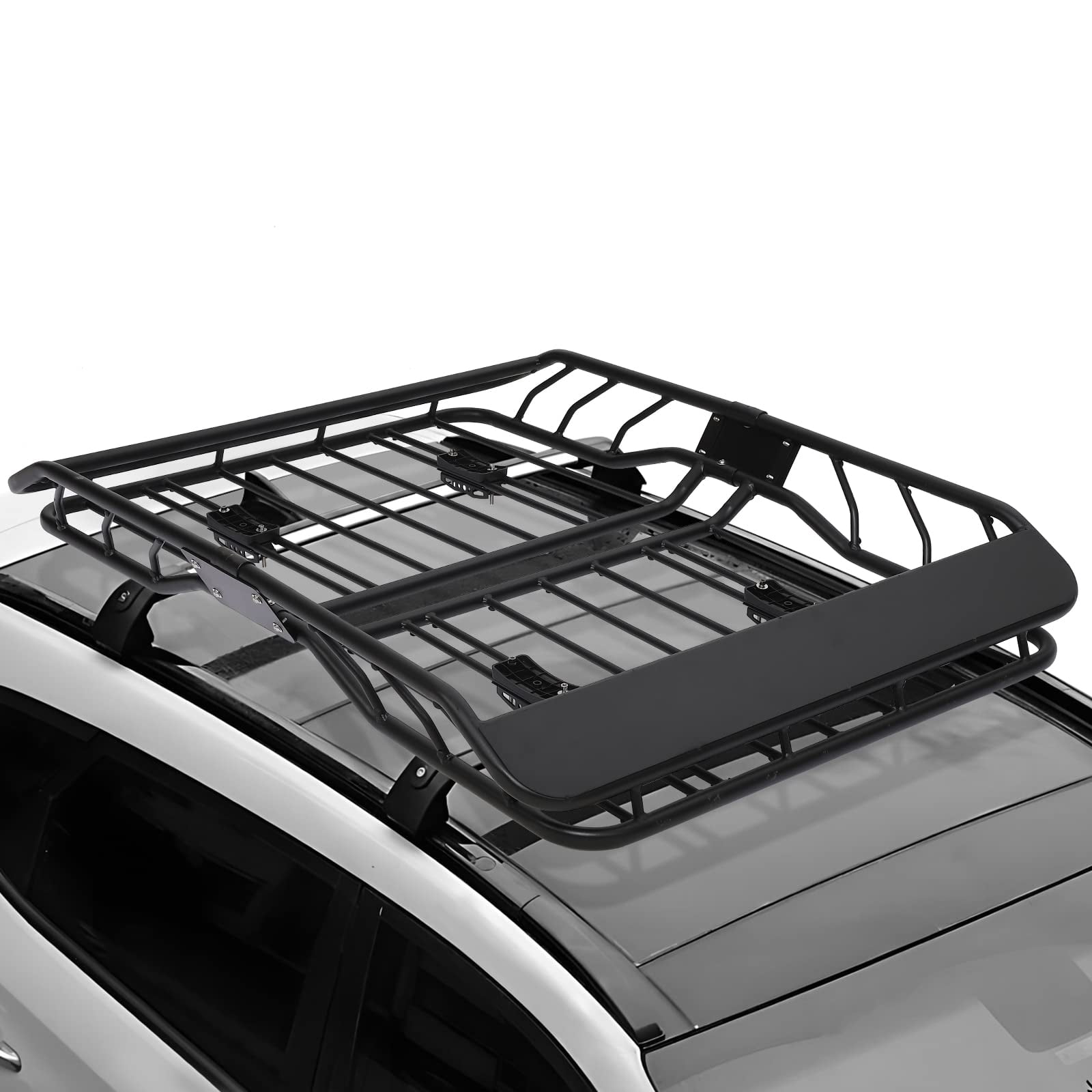 KTENME Roof Rack Basket,50"x38" Thicken Heavy Duty Steel Universal ...