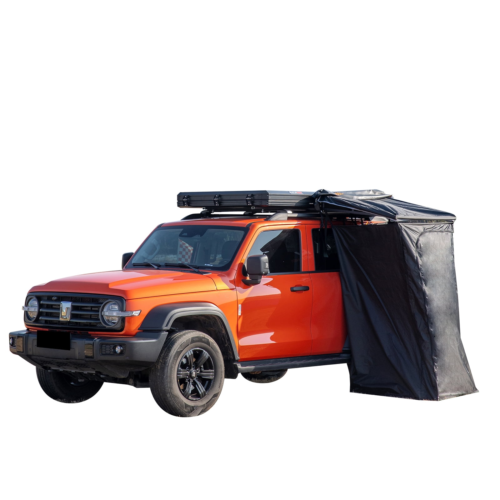 KTENME Roof Top Popup Toilet Tent Car Side Shower Room With LED Light ...