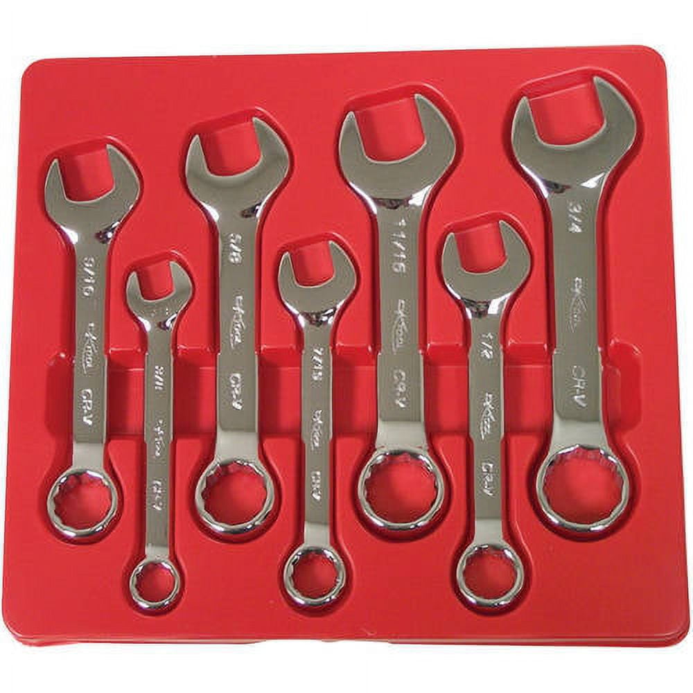 KTI 7-Piece Short Sae Comb Wrench Set - Walmart.com