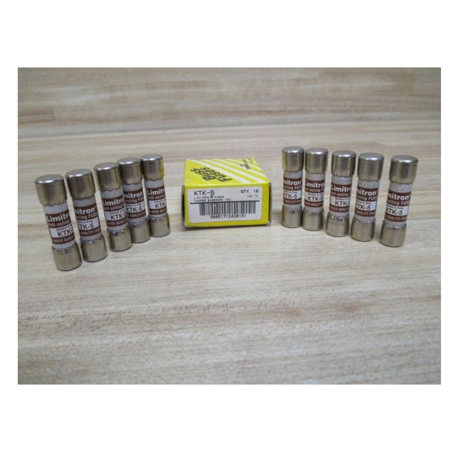 KTK-5 Limitron KTK5 Fuse 5 Amp (Pack of 10) - Walmart.com