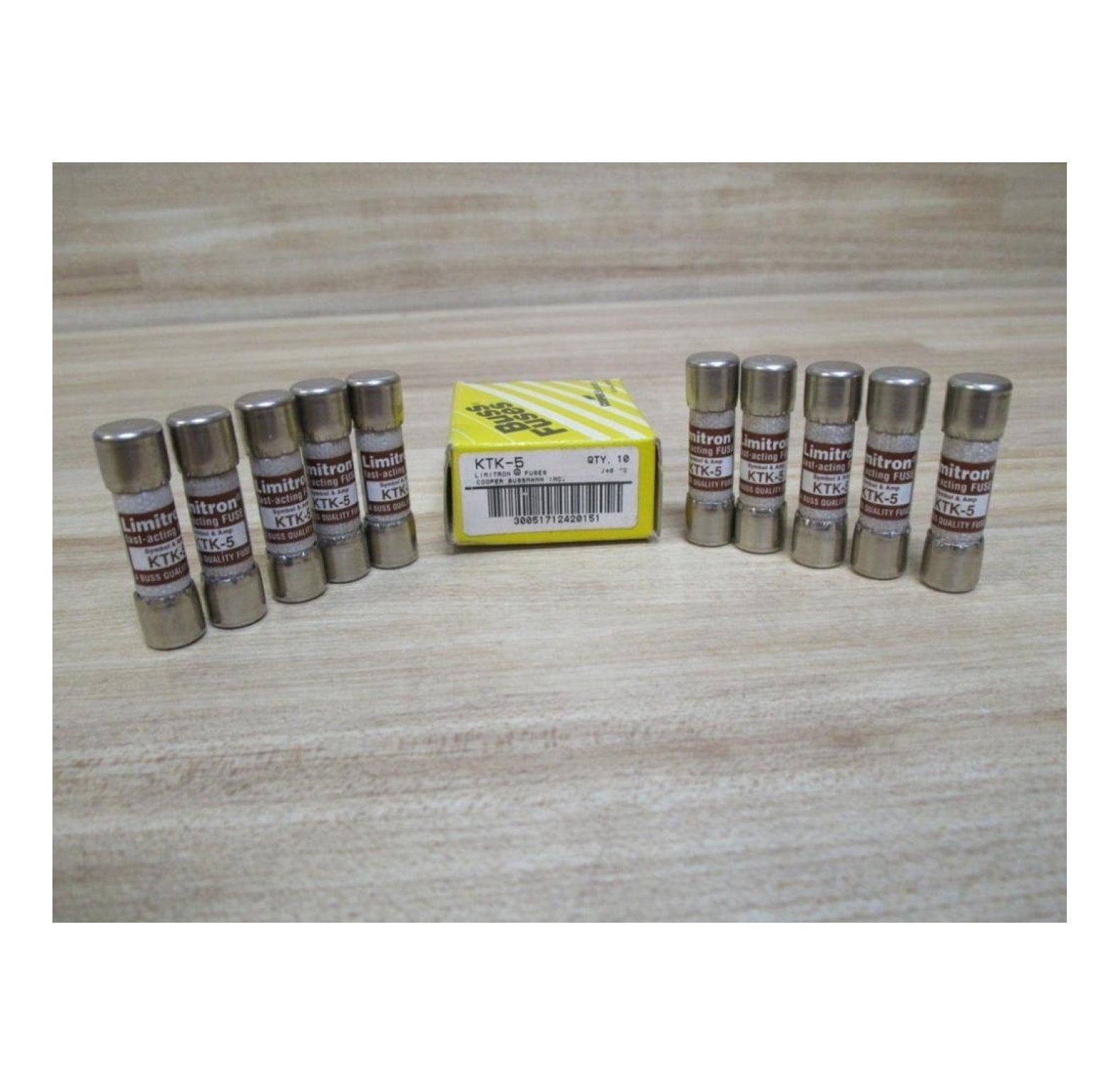 KTK-5 Limitron KTK5 Fuse 5 Amp (Pack of 10) - Walmart.com
