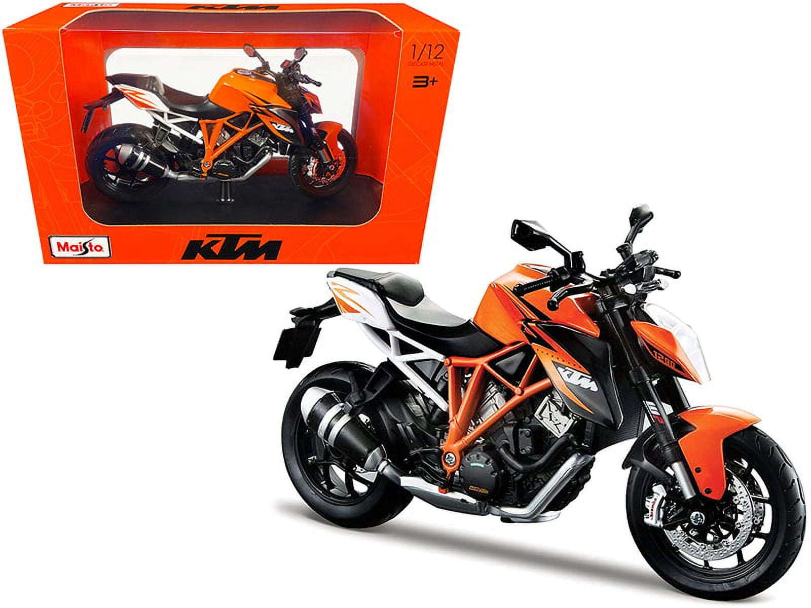 KTM 1290 Super Duke R Orange 1/12 Diecast Motorcycle Model by Maisto ...