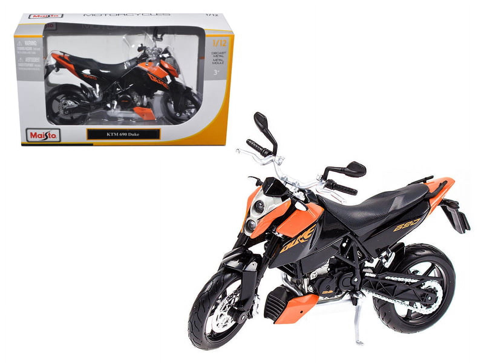 KTM 690 Duke Orange and Black 1/12 Diecast Motorcycle Model by Maisto ...