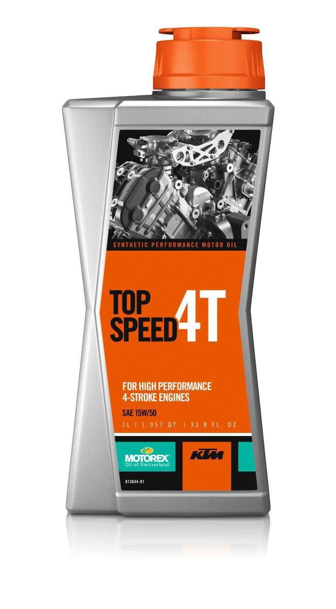 KTM AG KTM/Motorex Top Speed 4T 15W/50 (1.0L) 3-pack - U6920027 - Walmart.com