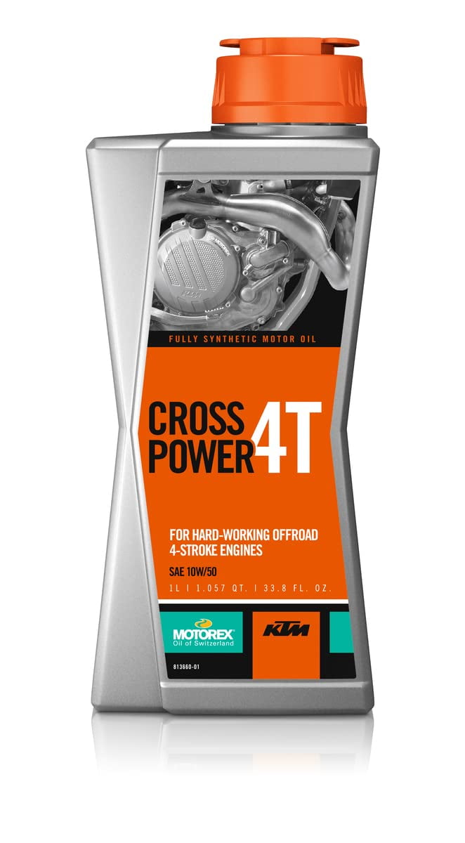 KTM/Motorex Cross Power 4T 10W/50 (1.0L) - U6920022 - Walmart.com