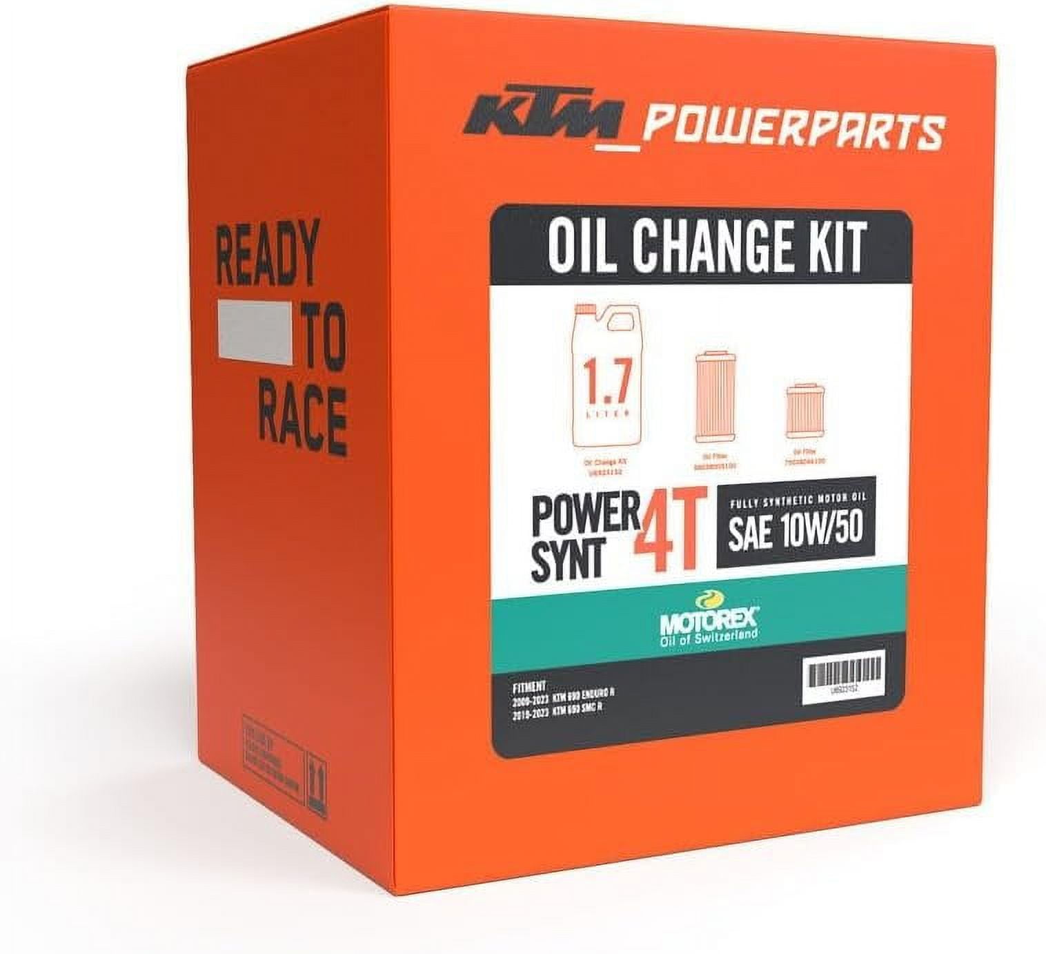 KTM/Motorex Oil Change Kit 10W/50 1.7L - Walmart.com
