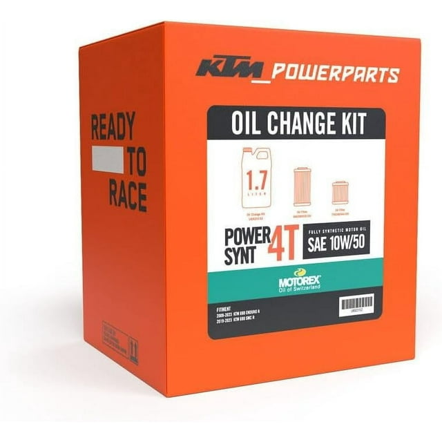 KTM/Motorex Oil Change Kit 10W/50 1.7L - Walmart Business Supplies