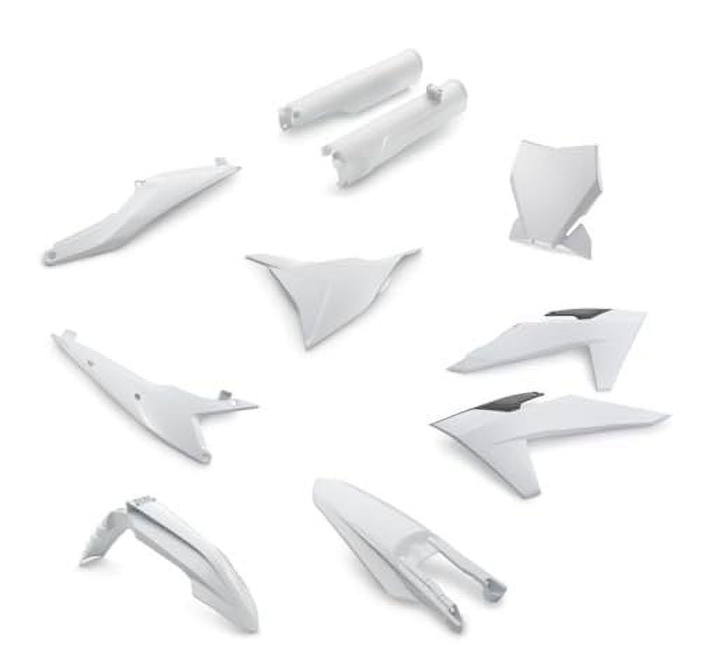 KTM Plastic Parts Kit XCW/EXC 150-500 2024+ WHITE - Walmart.com