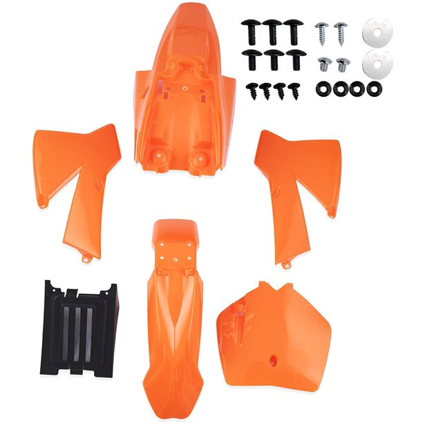 KTM50 SX 50 JUNIOR 50cc SX Fender Plastic Body Kit 2002-2008 KTM BLACK ...